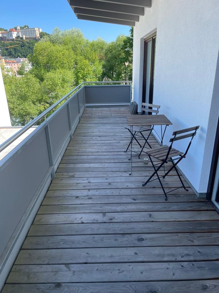Moderne 3-Zimmer Wohnung in Passau-Innstadt mit Blick auf die Innbrücke ...