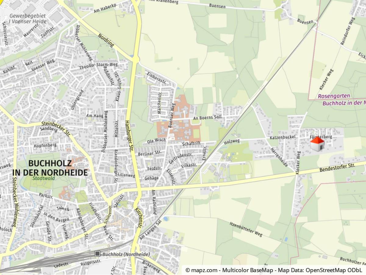 Postleitzahl Von Buchholz In Der Nordheide