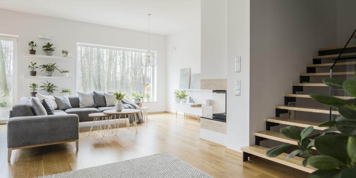 Offene Treppe: So fallen weder Staub noch Kleinteile hinunter